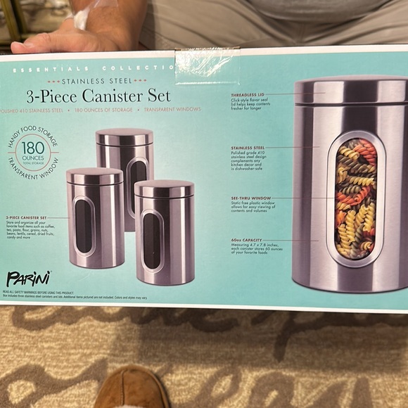 Parini | Kitchen | Parinie 3 Piece Canister Set | Poshmark